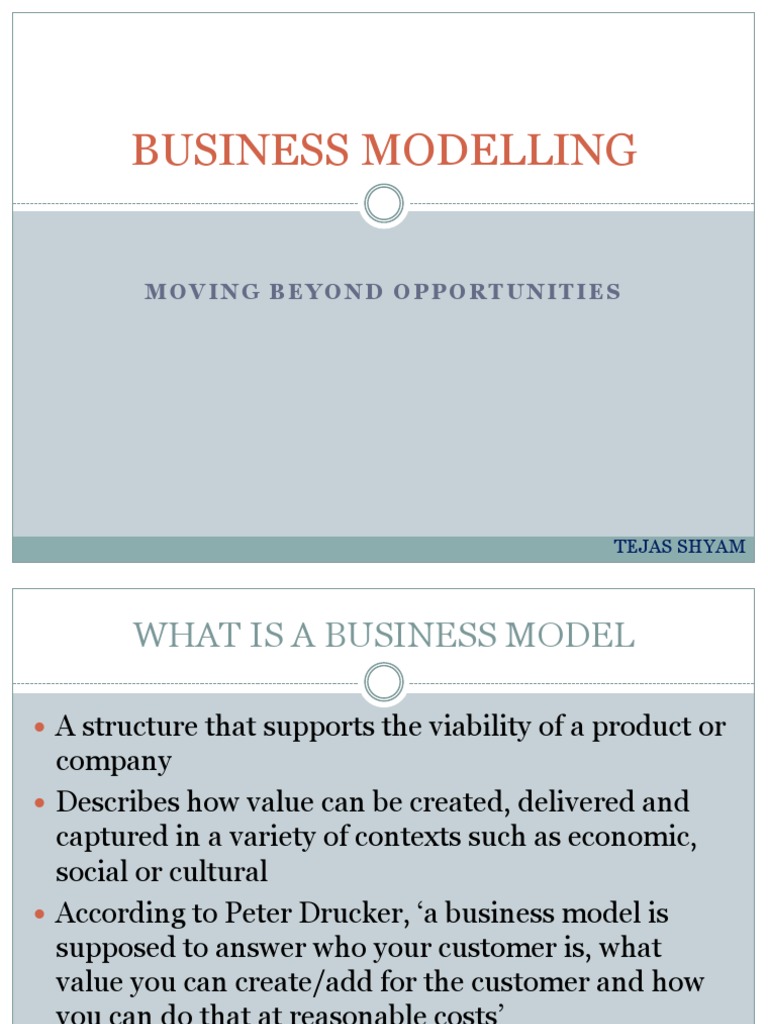 Business Modelling | PDF | Business Model | Focus Group