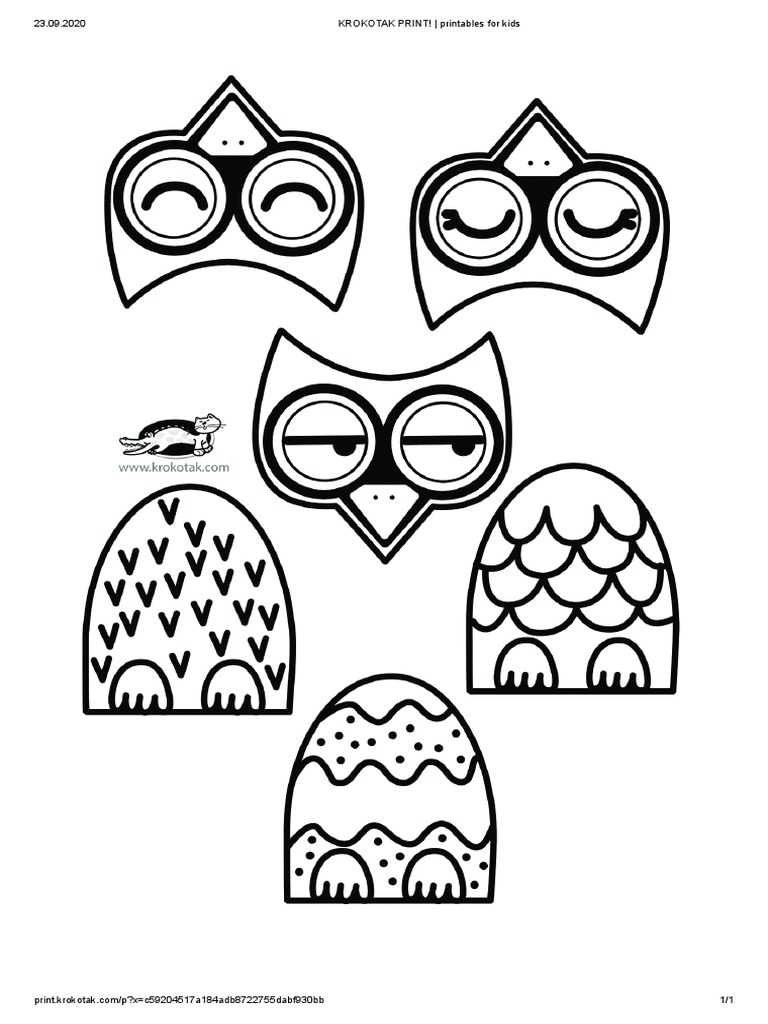 KROKOTAK PRINT! _ printables for kids