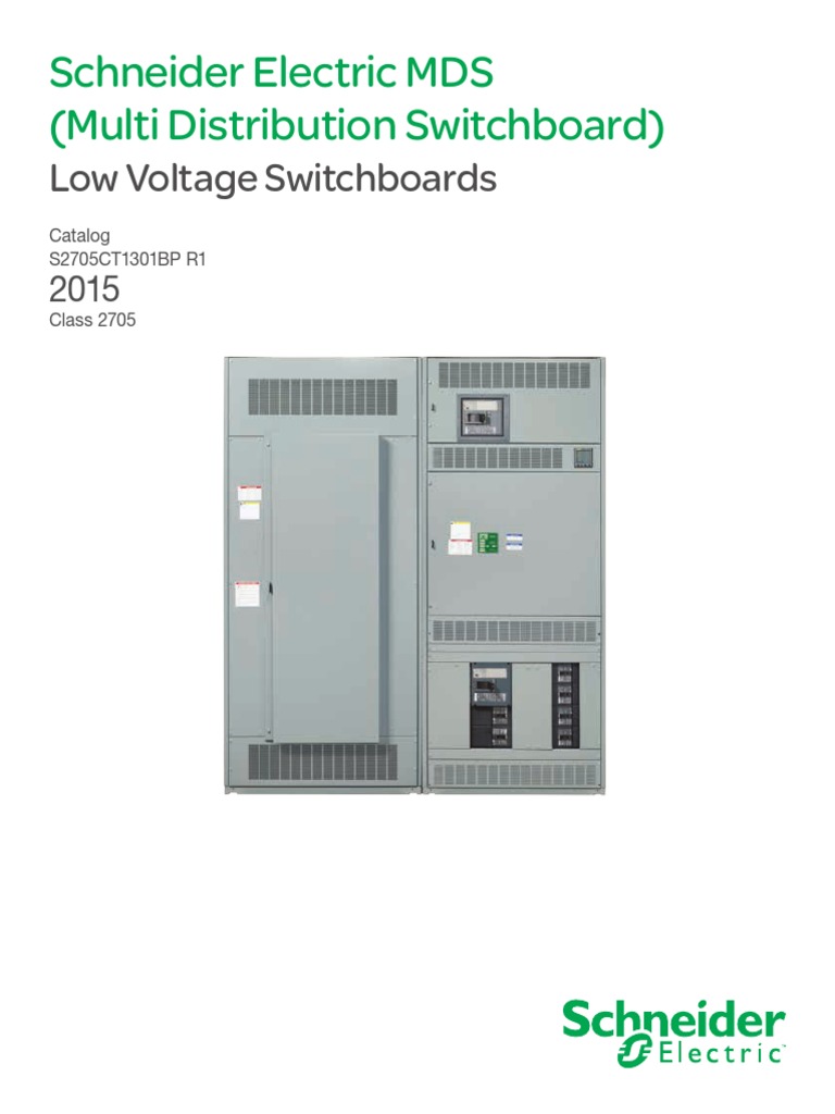 Schneider Electric MDS (Multi Distribution Switchboard) : Low Voltage ...
