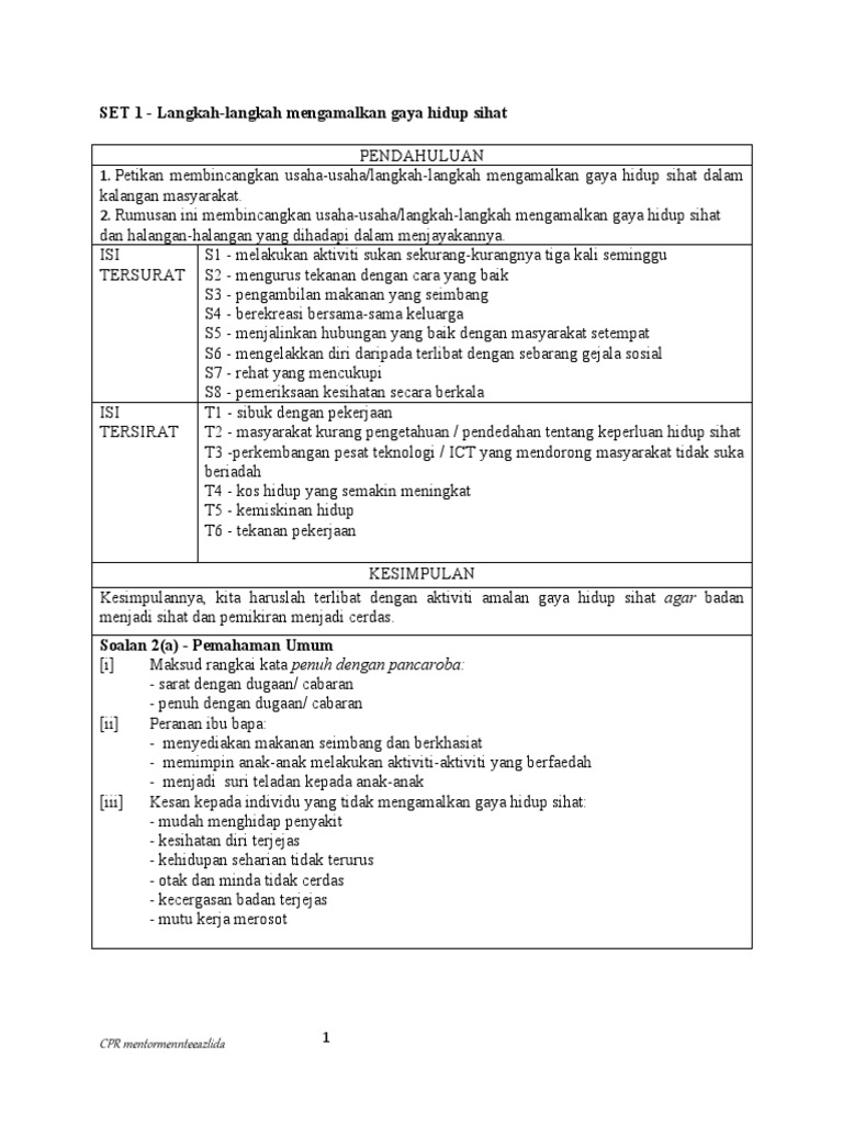 Skema Modul Rumusan SPM 2020 | PDF