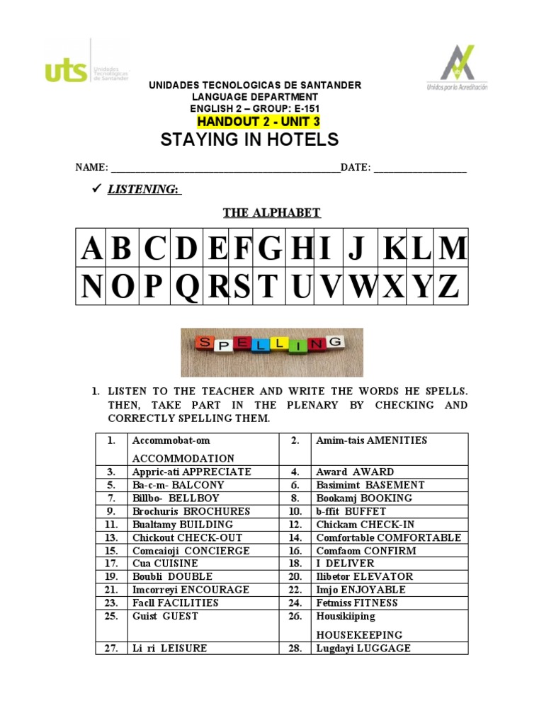 Uts-English 2-Handout 2-Unit 3 | PDF