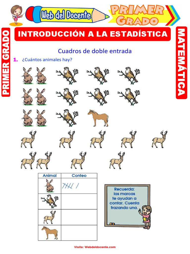 Actividades de Estadística para Primer Grado | PDF | Juegos y ...