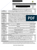 IIM Resume Template Guide | PDF