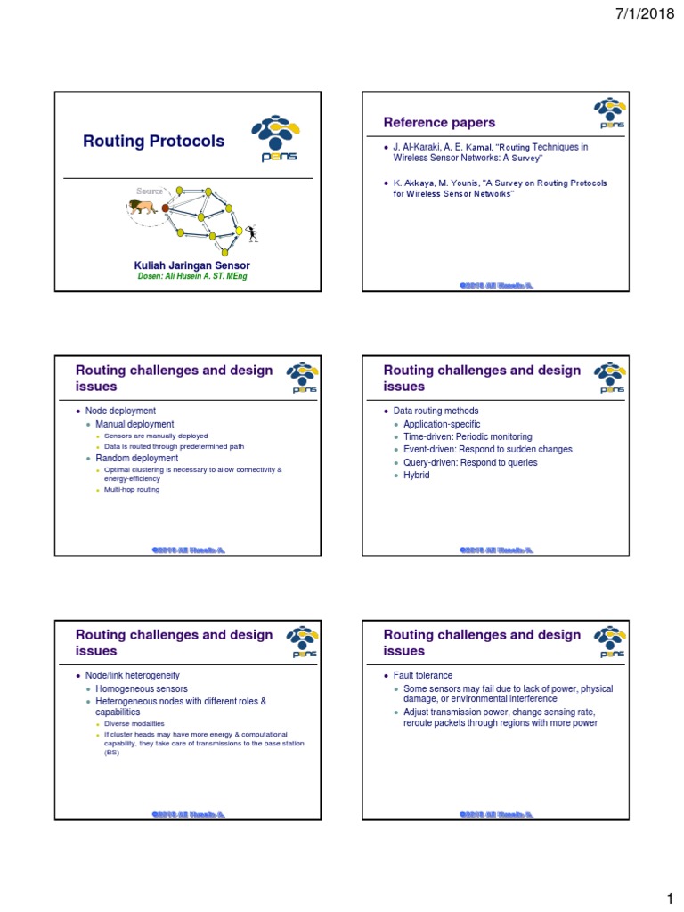 Routing Survey | PDF | Routing | Quality Of Service