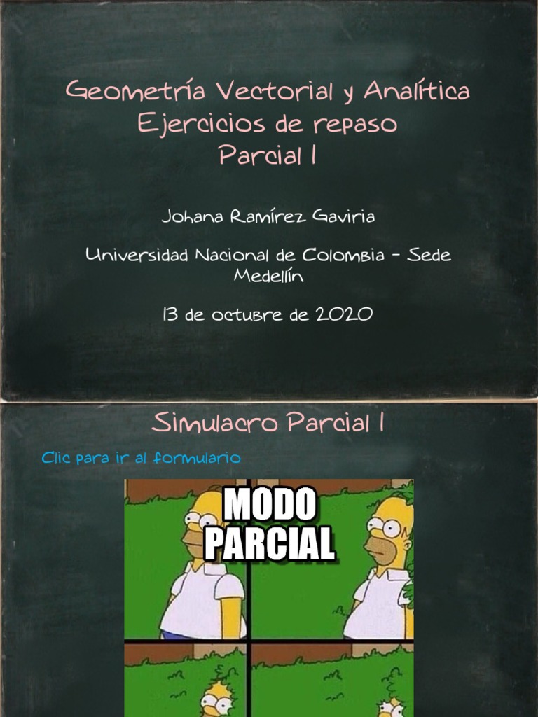 Simulacro Parcial 1 Geometria Vectorial | PDF | Línea (geometría ... Simulacro Parcial 1 Geometria Vectorial | PDF | Línea (geometría ...