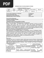 BA Development Studies Curriculum Overview | PDF | Bachelor Of Arts ...