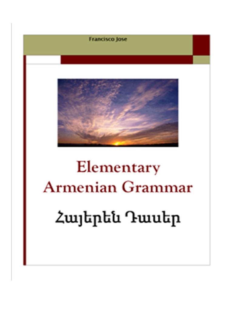 Armenian Grammar, Elementary (Jose) PDF | PDF