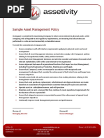 Asset Management Policy Guide | PDF | Asset Management | Regulatory ...