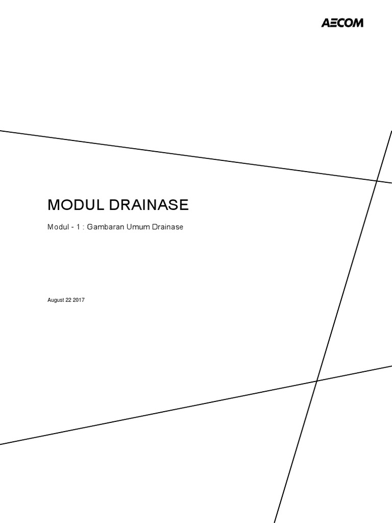Modul-1 - Gambaran Umum Drainase | PDF