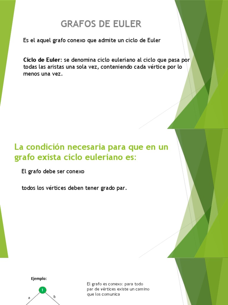 Grafos y Ciclos de Euler | PDF | Matemáticas discretas | Teoría de grafos