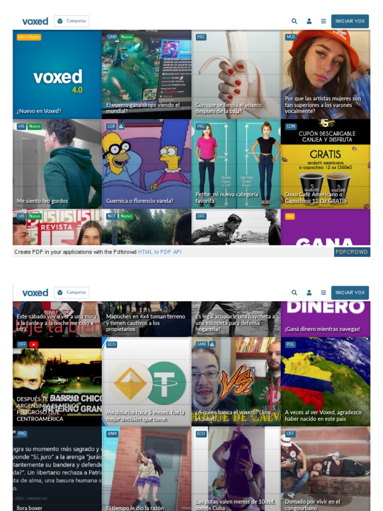 Preguntas y Respuestas sobre Voxed | PDF | Informática y tecnología de ...