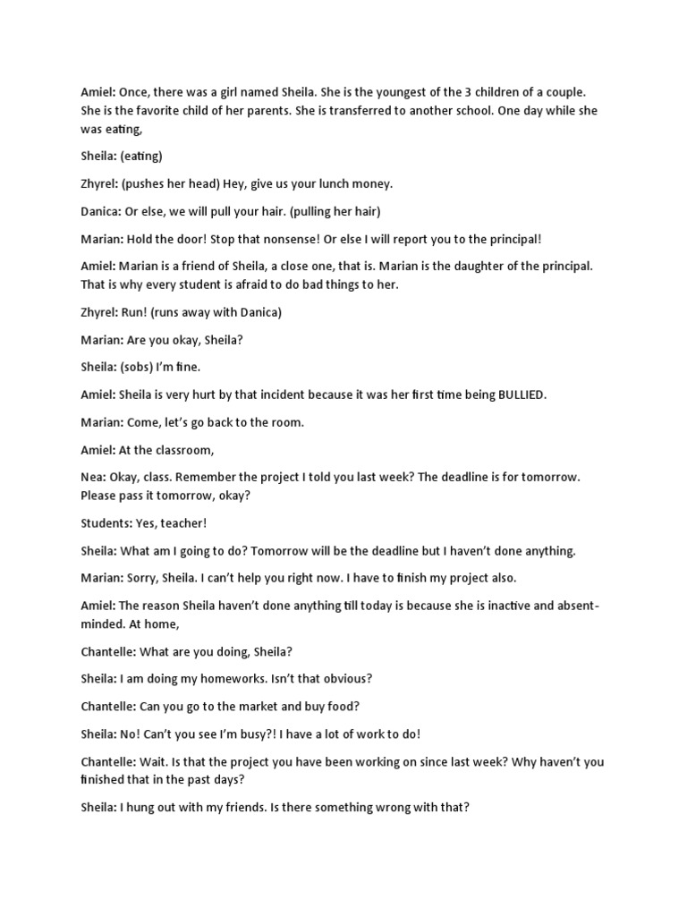 Script Depression | PDF