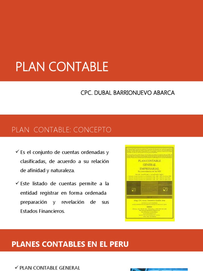 Plan Contable. Definicion | PDF | Contabilidad | Beneficio (economía)