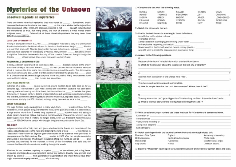 Mysteries of The Unknown PDF | PDF