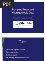 Groundwater Pumping Test Data Tool and Form | PDF | Aquifer ...