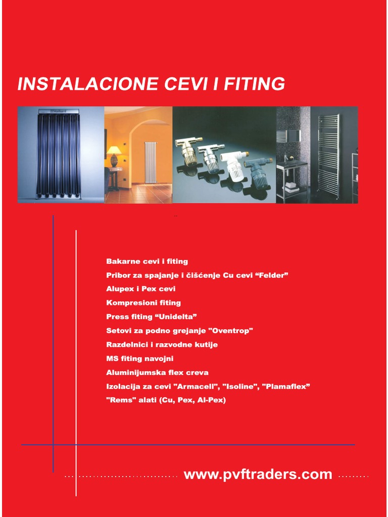 Katalog Instalacione Cevi I Fiting | PDF