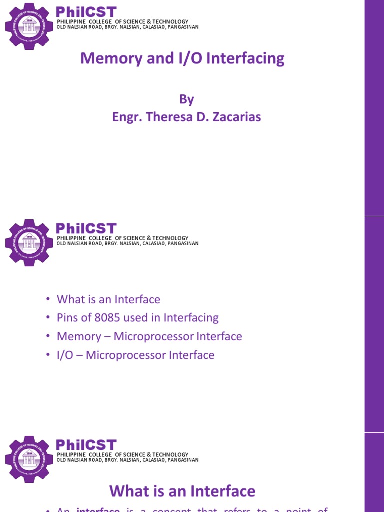 Module 3 - Io Interface PDF | PDF | Input/Output | Computer Memory