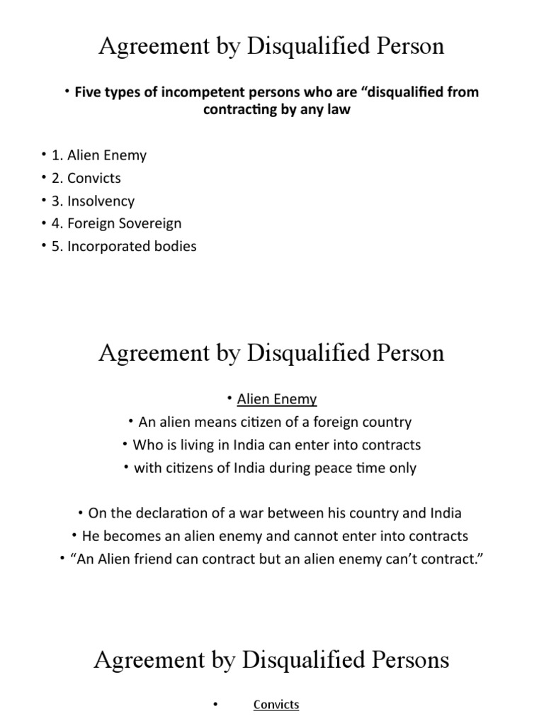 Disqualified Persons in Contracts | PDF | Law
