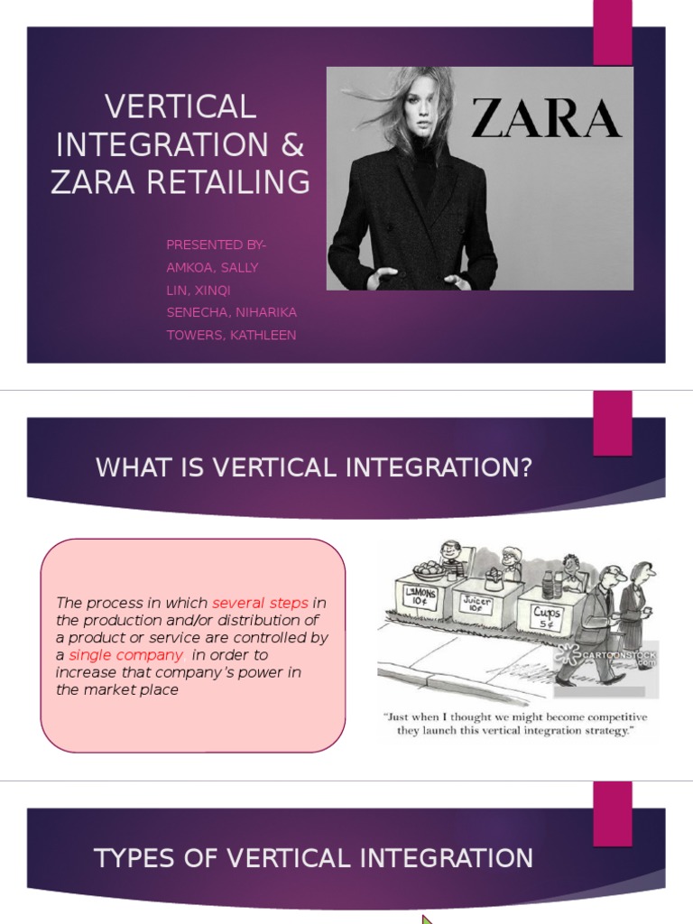 Zara's Vertical Integration Strategy | PDF | Retail | Supply Chain ...