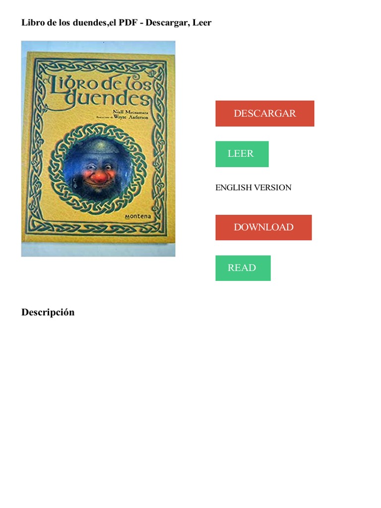Libro de Los Duendes, El PDF - Descargar, Leer DESCARGAR LEER ENGLISH ...