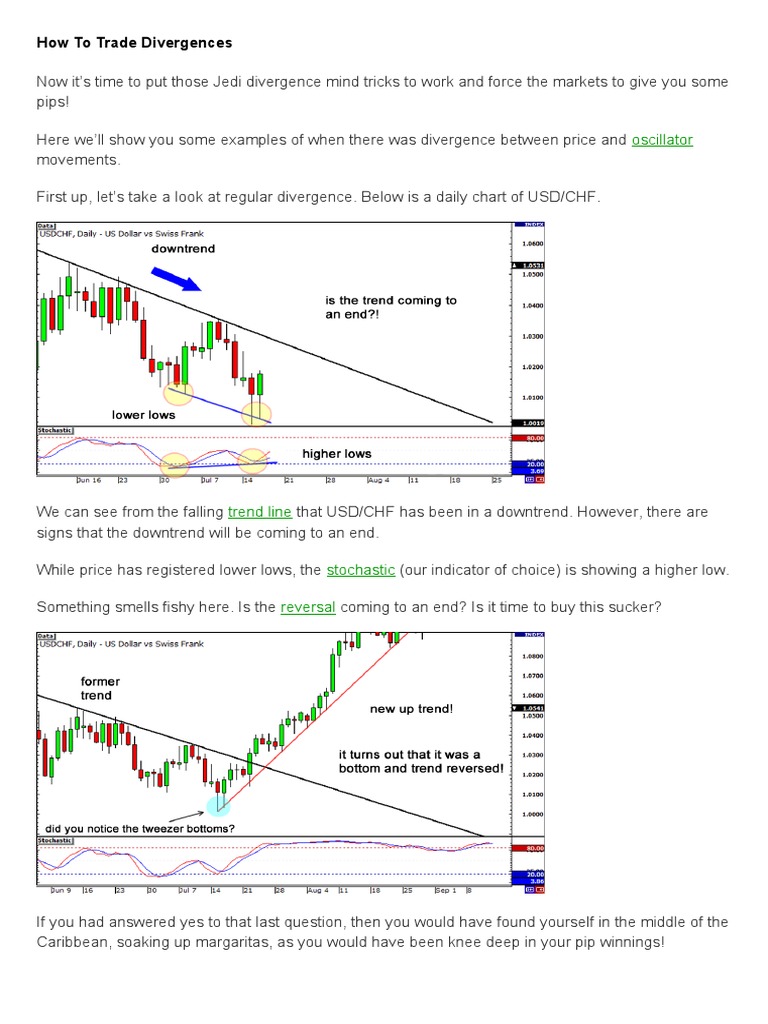 How To Trade Divergences | PDF