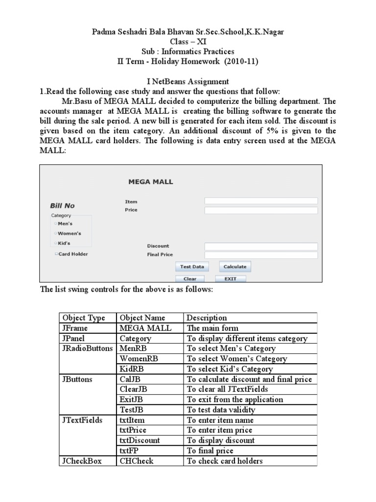 Class11 Ip HHW | PDF | Information Technology Management | Data Management