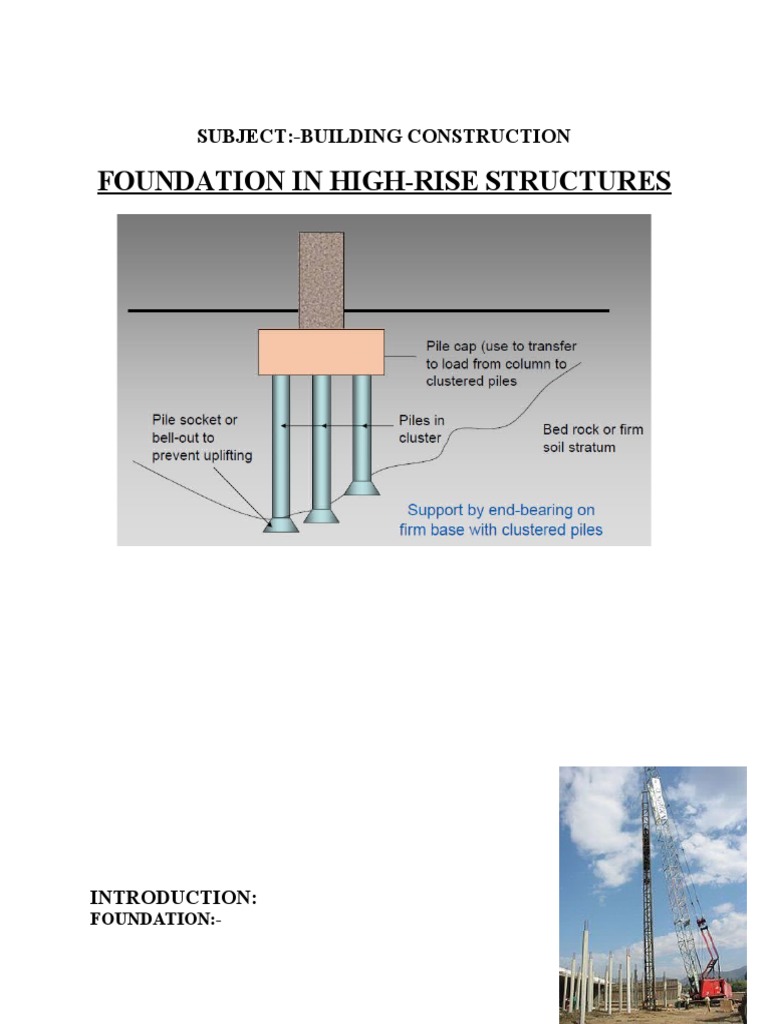 High-Rise Foundation | Download Free PDF | Deep Foundation ...