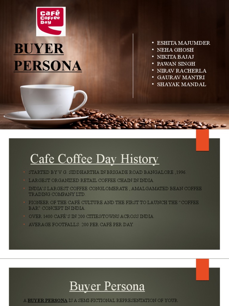 Buyer Persona Insights for Café Coffee Day | PDF | Business | Economies