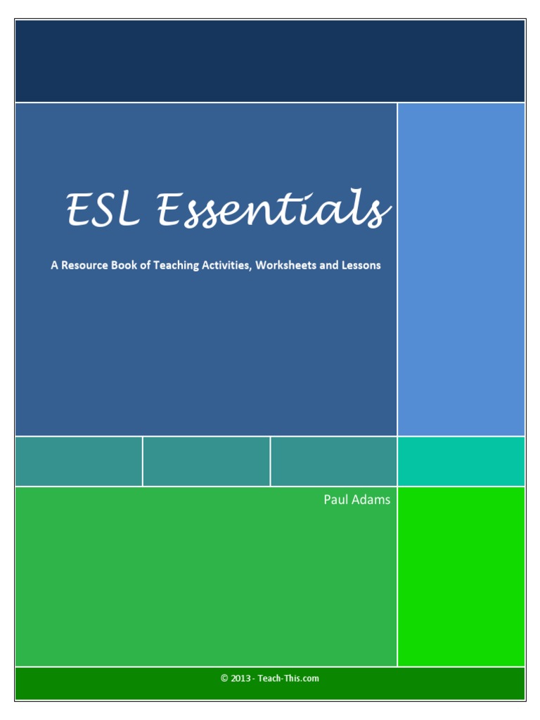 ESL Essentials Teacher's Resource Book | PDF | Lesson | Question