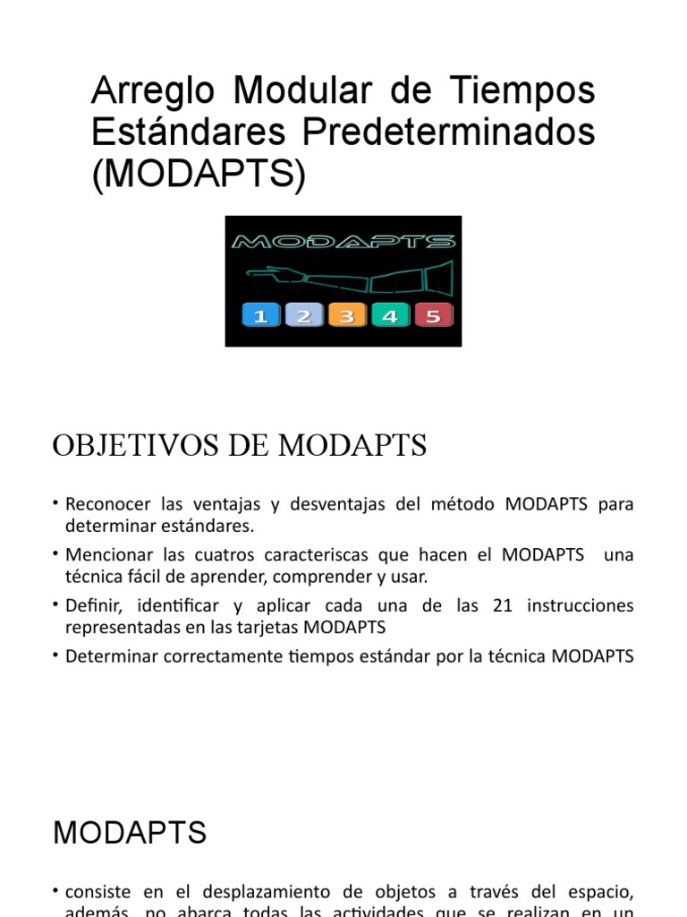 MODAPTS | PDF | Science | Ciencia y Tecnología