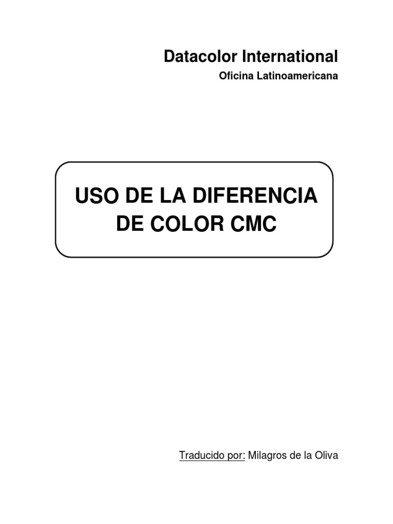 Uso de CMC PDF | PDF | Color | Naturaleza