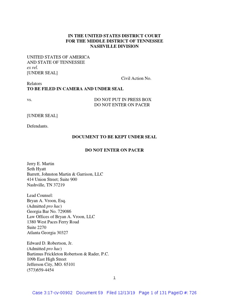 Jeffrey Liebman V Methodist Le Bonheur | PDF | Health Sciences | Health ...