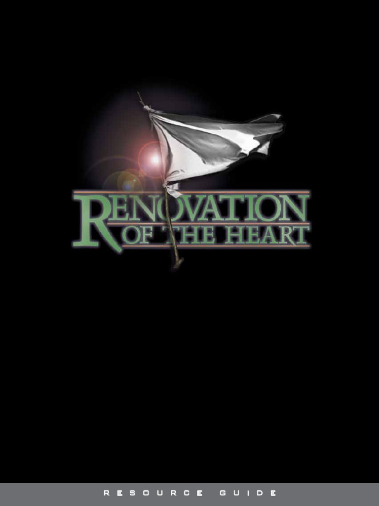 Renovation of The Heart Resource Guide | PDF | Grace In Christianity ...
