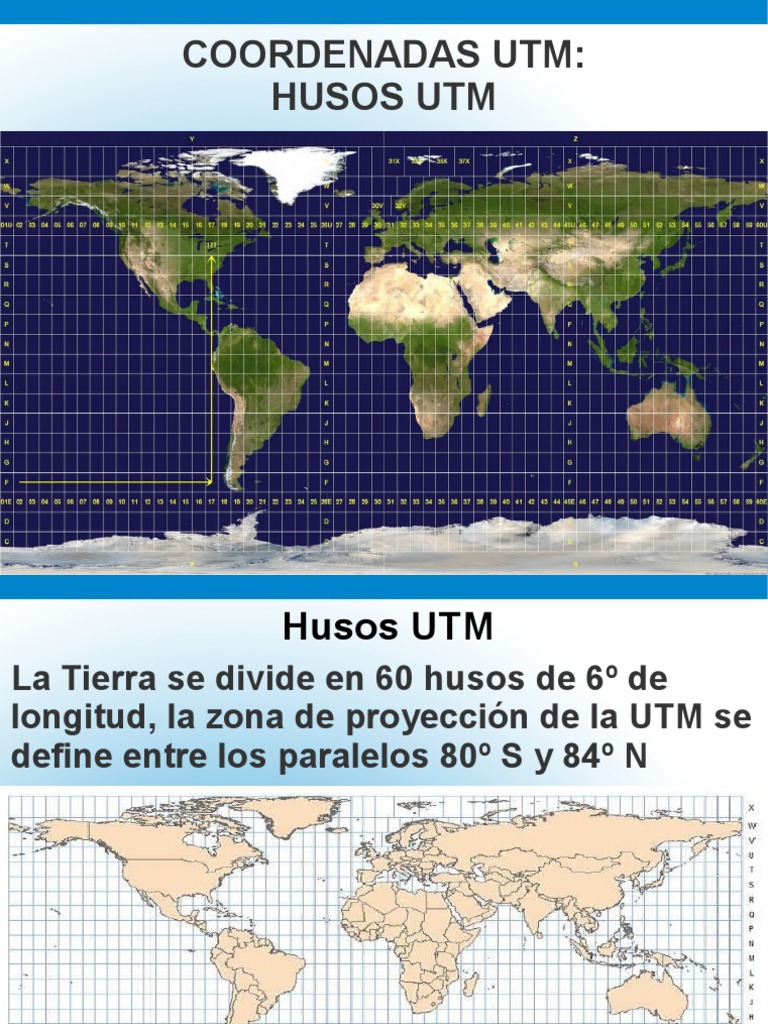 Cordenadas UTM HUSOS - Odp | PDF