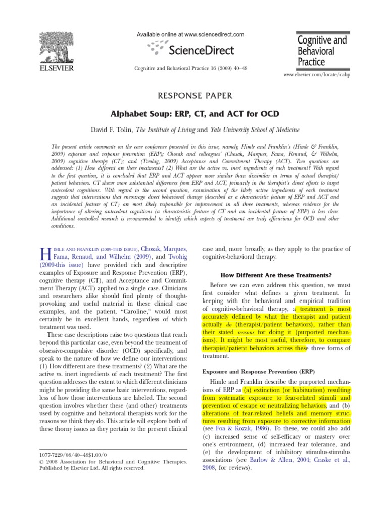 Sopa de Siglas para El Toc (Act, Epr, CBT) | Download Free PDF ...