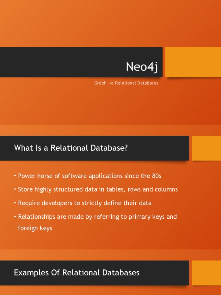 Graph vs. Relational Databases | PDF