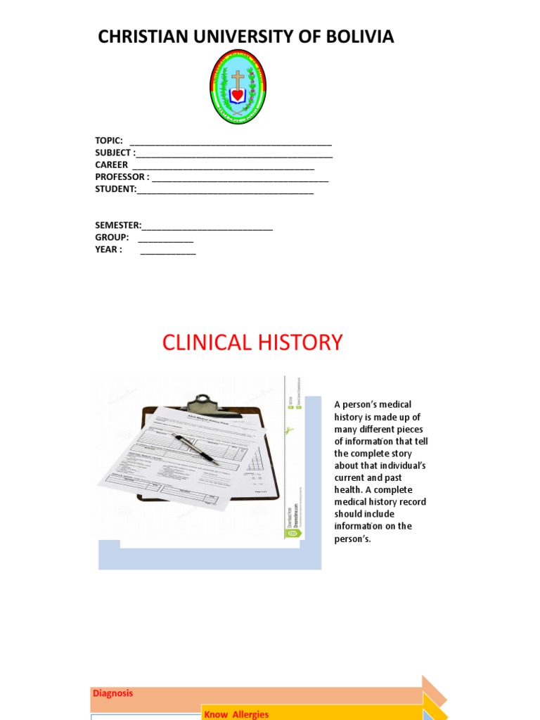 Comprehensive Medical History: Documenting a Patient's Complete Health ...