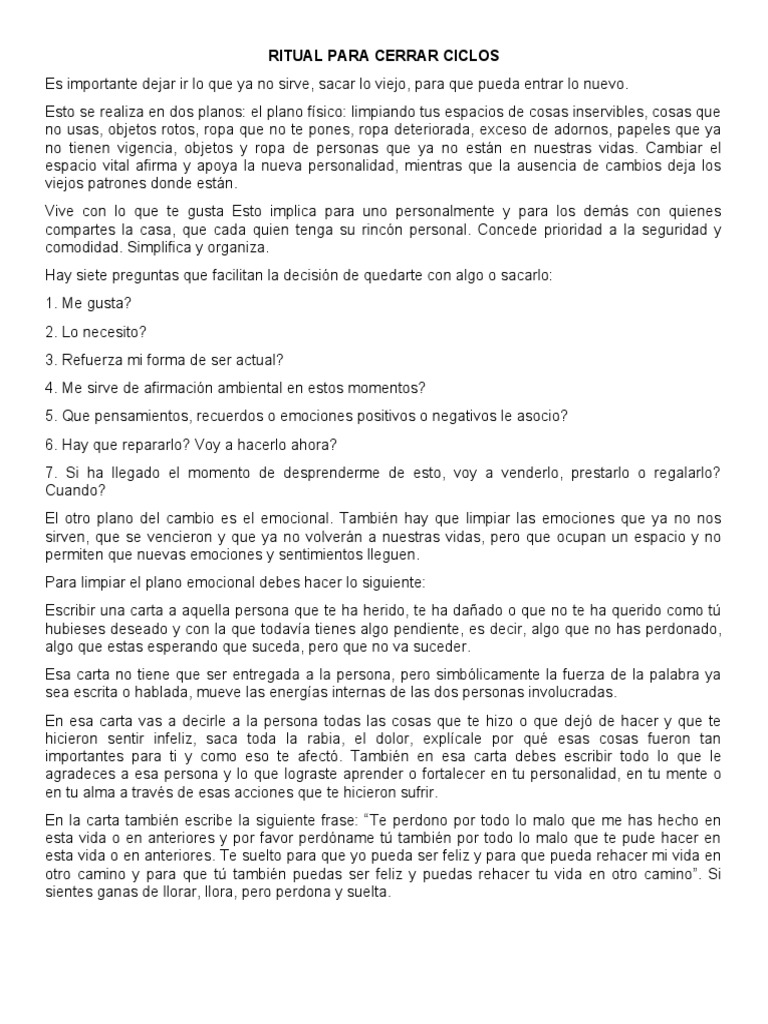Cerrando Círculos | PDF | Las emociones | Dolor
