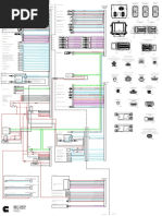 Cummins ISX-CM570: Electrical Circuit Diagram | PDF | Clutch | Coolant