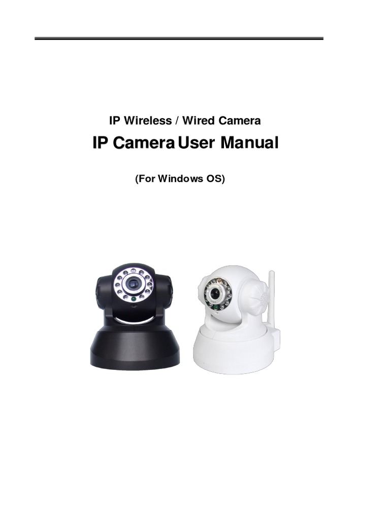IP Camera User Manual | PDF | Ip Address | Computer Network