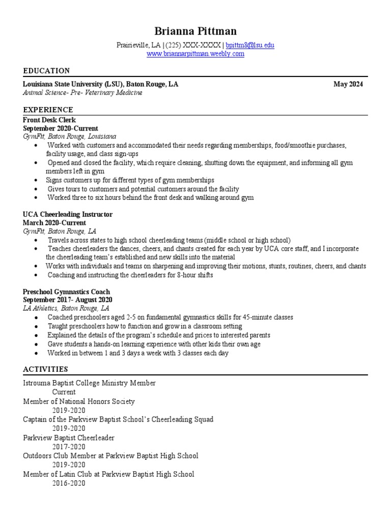 Ag Resume | PDF