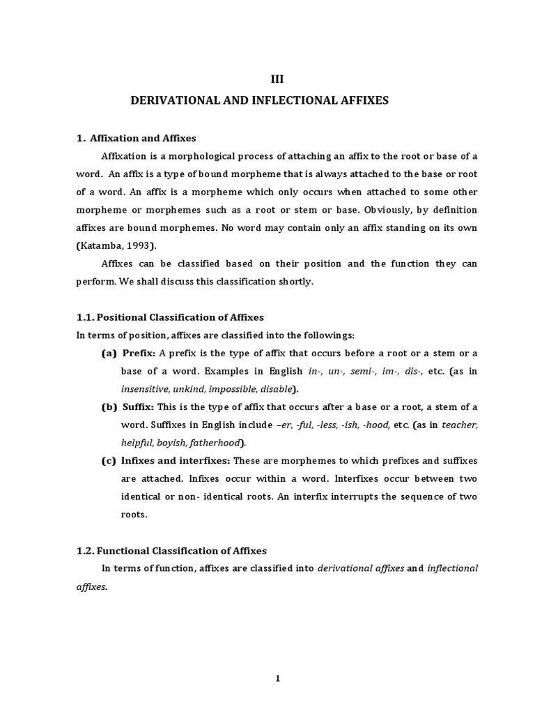 Week 3 Morphology and Syntax | PDF | Part Of Speech | Noun