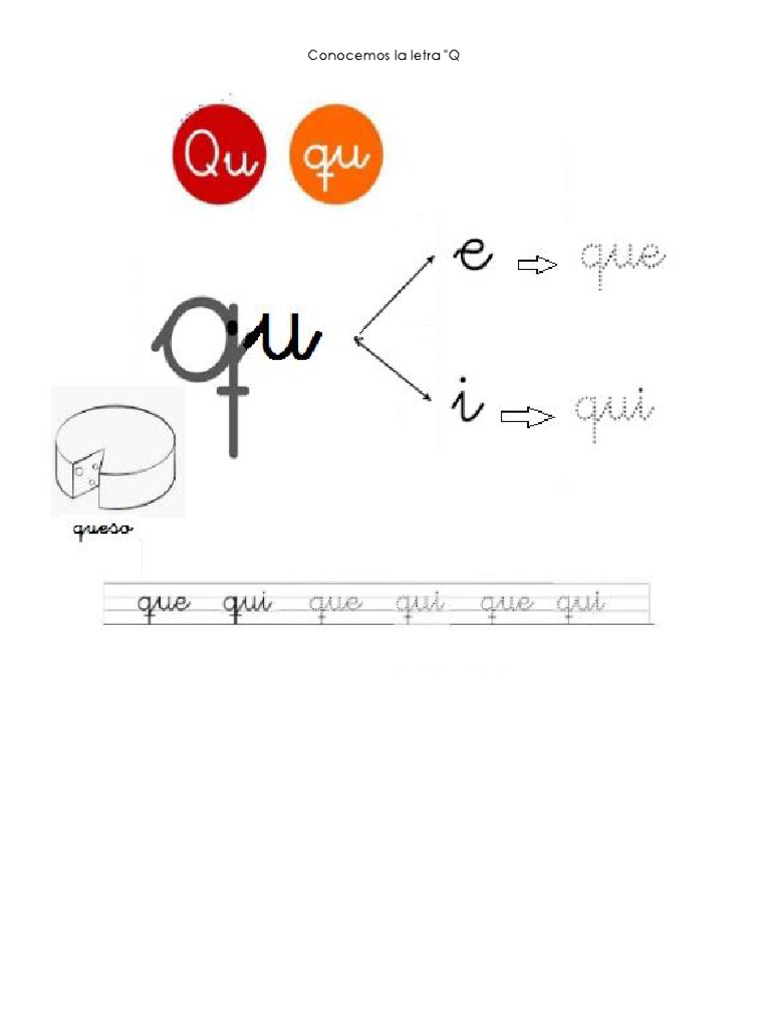 Conocemos La Letra Q | PDF