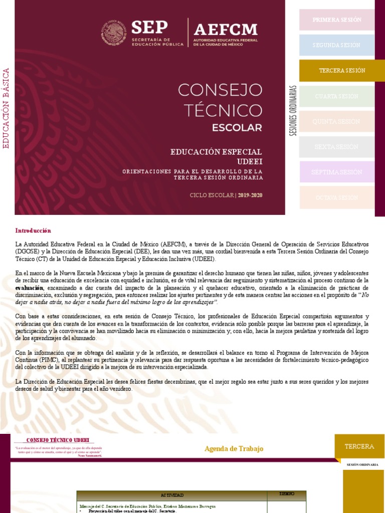 Udeei Guía 3 Sesión | Descargar gratis PDF | Evaluación | Educación ...