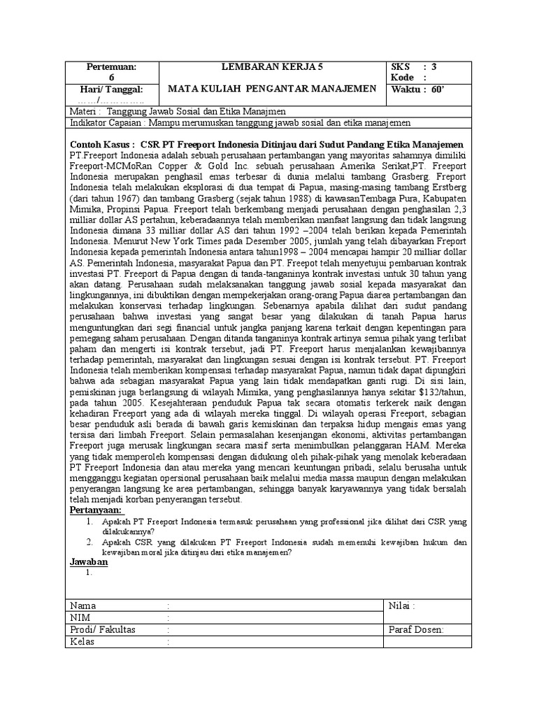 Pengamen TR 5. Dok | PDF