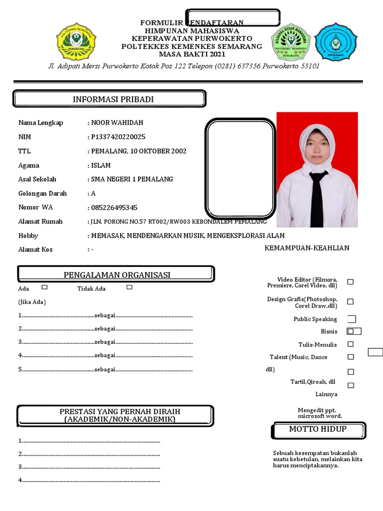 Form CV Hima | PDF