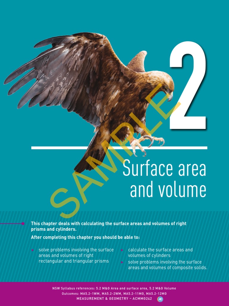 Chapter 2 Surface Area and Volume PDF | PDF | Area | Surface Area
