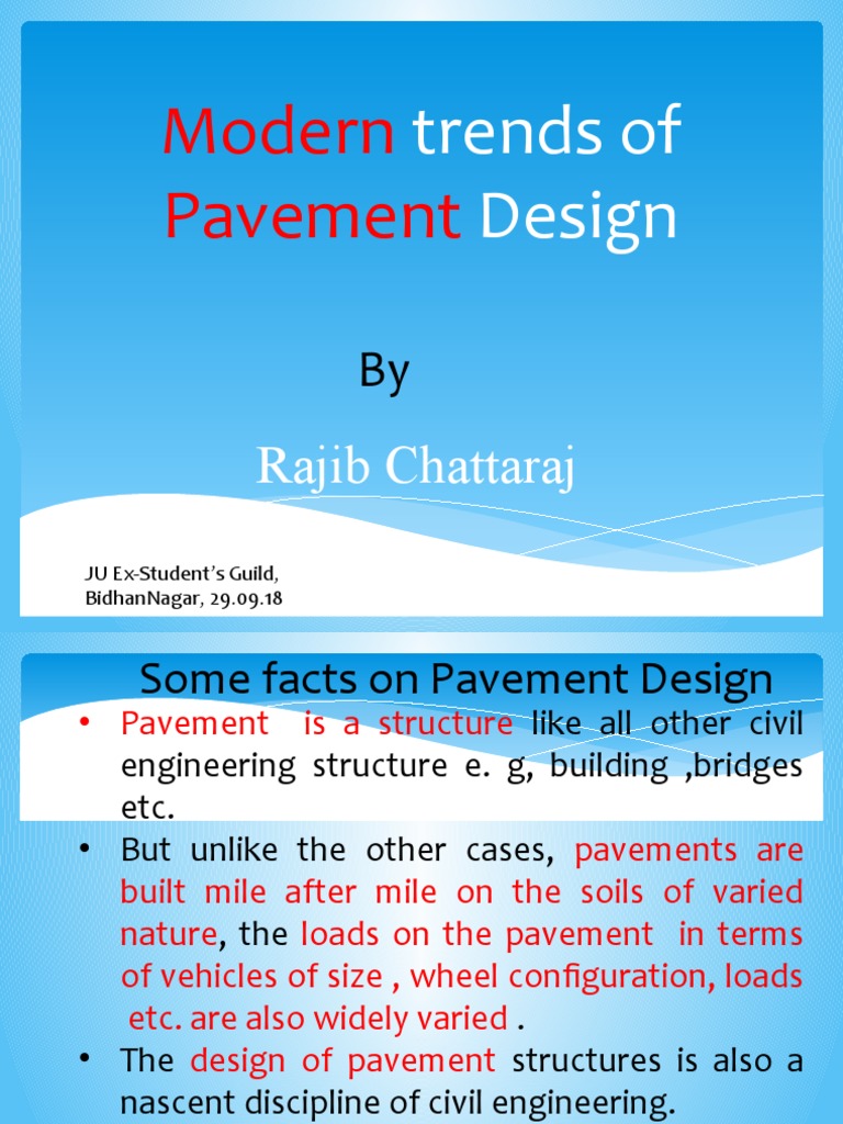 Modern Trends of Pavement Design | PDF | Road Surface | Asphalt