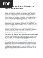 Sample Board Charter | PDF | Board Of Directors | Committee