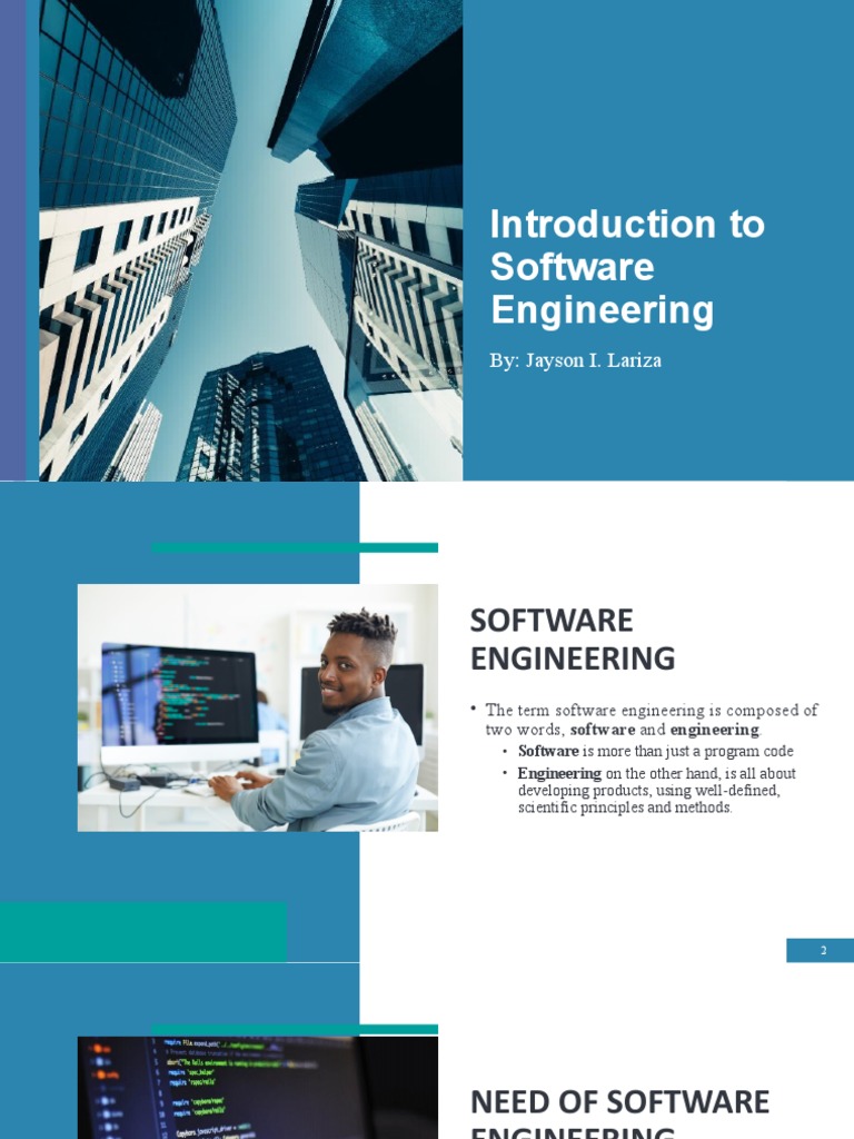 Introduction To Software Engineering: By: Jayson I. Lariza | PDF ...